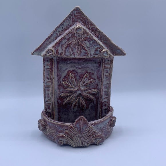 Hand Crafted | Art | Handcrafted Studio Art Pottery Bird Bath Feeder ...